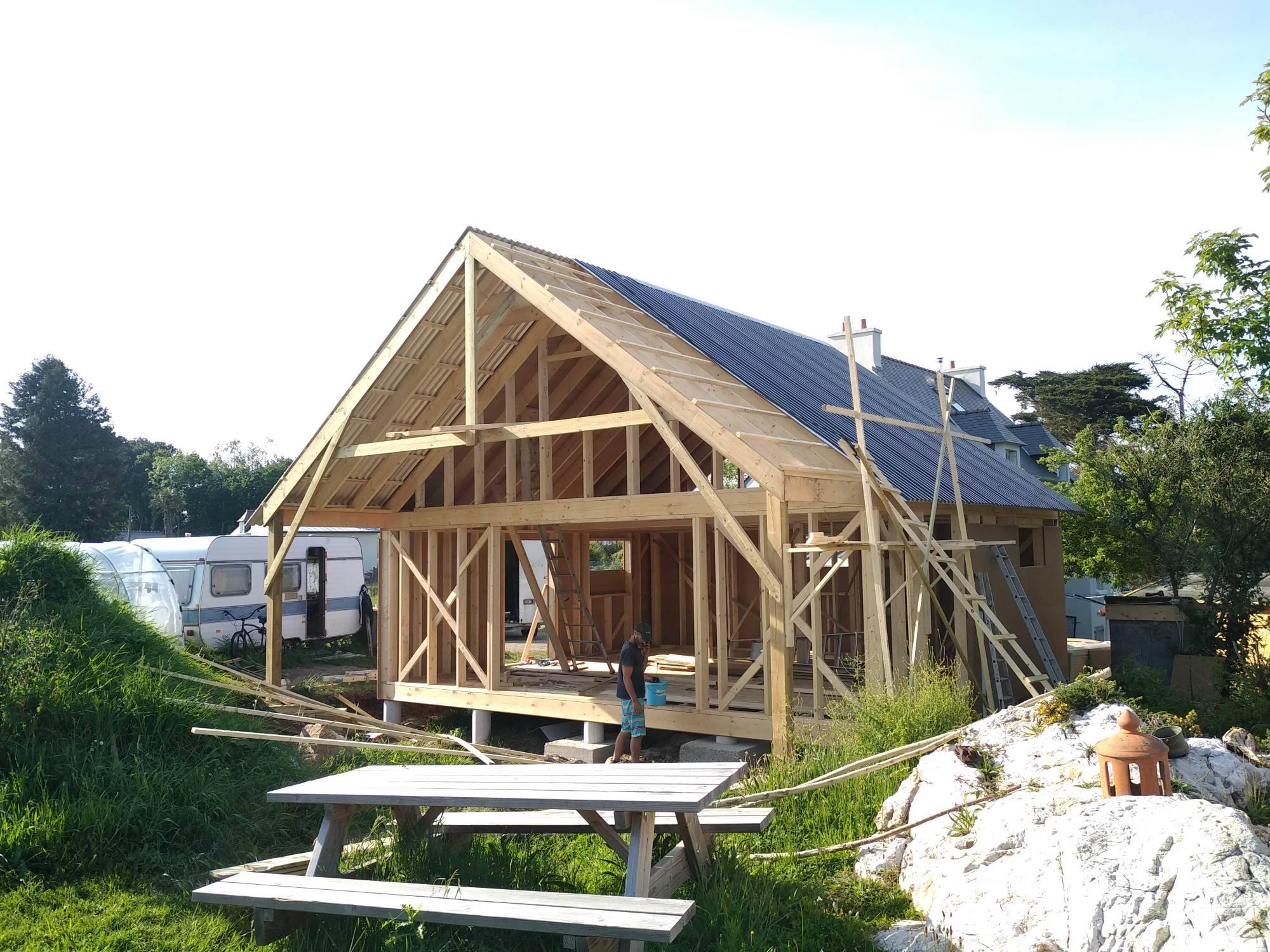 Nos Réalisations| Auto-construction maison en bois et maison sur pilotis